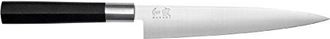 Kai Wasabi Black Couteau à fileter Flexible - Longueur de Lame de 18,0 cm - Acier Inoxydable Poli 6A/1K6 58 (±1) HRC - Manche en polypropylène Noir - Cout