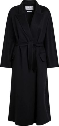 Max Mara Femme, Manteaux, Bleu, Taille: 32 FR Cappotto over in cachemire