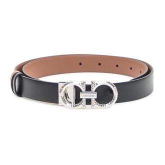 Ferragamo Femme, Accessoires, Noir, Taille: 90 CM Ceinture en cuir