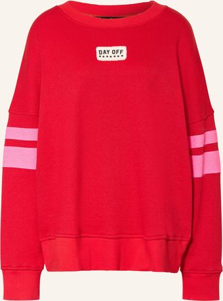 Yippie Hippie Yippie Hippie Oversized-Sweatshirt rot