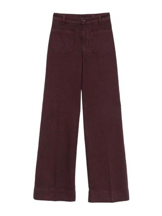 Victoria Beckham Pantalons D&eacute;contract&eacute;s - Rouge Brun
