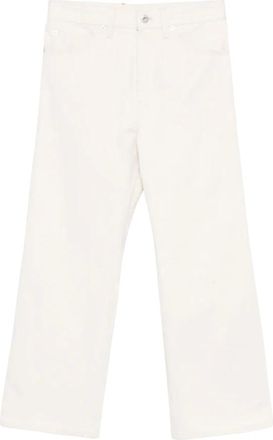 Jil Sander Femme, Jeans, Beige, Taille: W26 pantalon en denim naturel