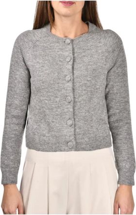 Gran Sasso Femme, Pulls, Gris, Taille: 40 FR Cardigan