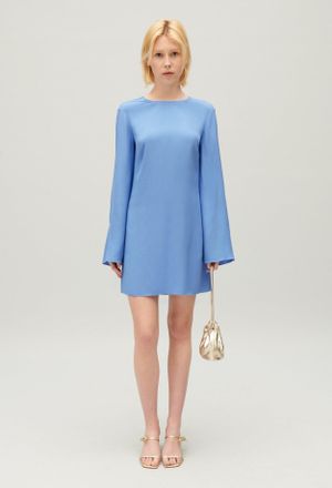 Claudie Pierlot Robe courte dos ouvert lavande