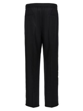 Brunello Cucinelli Wool Pleated Trousers - Black