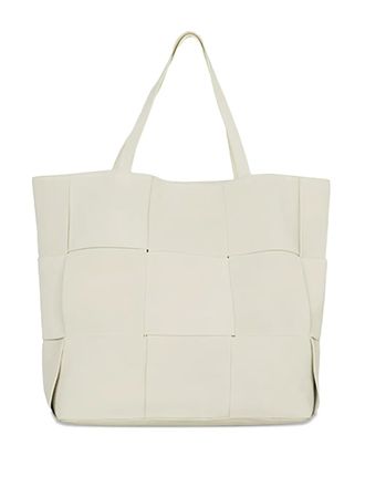 Marc O'Polo sac cabas Meeri à design tressé - Tons neutres