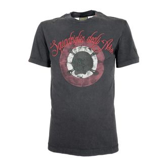 Aeronautica Homme, Tops, Noir, Taille: M T-shirt Homme Escadron des As Noir