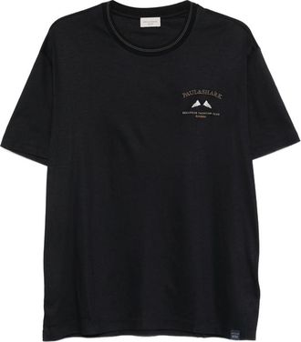 Paul & Shark Logo-detail Crew-neck T-shirt