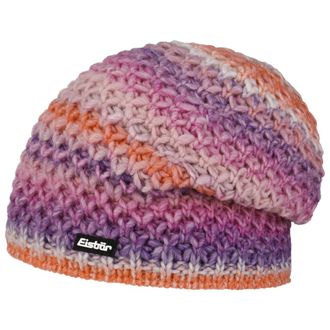Eisb&auml;r Bao Strickm&uuml;tze Beanie Wollm&uuml;tze Winterm&uuml;tze Damen - Made in Austria mit Futter, Futter Winter Herbst-Winter - One Size rosa