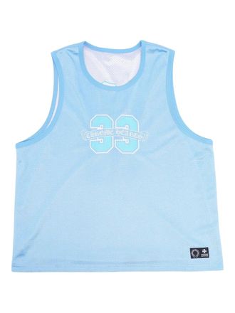 Chrome Hearts reversible tank top - Blau