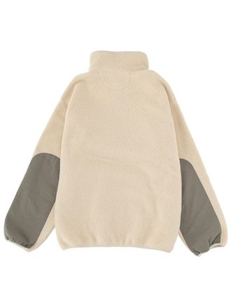 Maison Kitsun&eacute; 100% Polyester Fleece Fleece Jacket - Powder