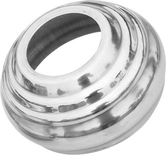 PartyKindom Edelstahl Gartenkugel Ständer Halterung für Outdoor Gazing Globe Rostfrei Stabile Basis für Gartenkugeln und Flaggen Einfach zu Montieren Wetterfest f