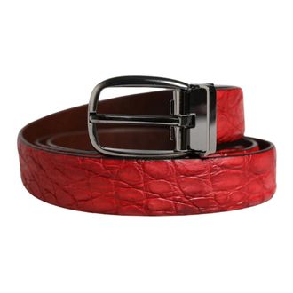 Dolce & Gabbana Wundersch&ouml;ner G&uuml;rtel - - Accessories - Herren - Rot - ONE SIZE