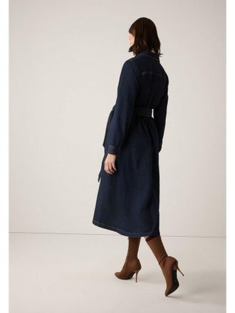 More & More Jeanskleid maxilanges, cooles Jeanskleid