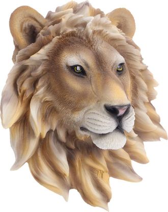 BESPORTBLE 1stück Tierkopf Wanddeko Kunstharz Kreative Resin Adornment Für Home Decoration Amerikanischer Landhausstil Einzigartige Tierkopfdarstellung