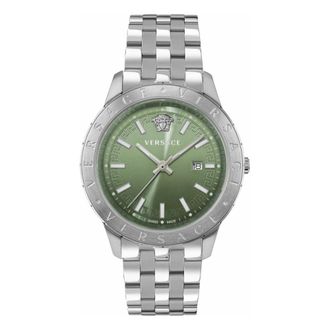 Versace Univers Uhr - - Accessories - Herren - Gr&uuml;n - ONE SIZE