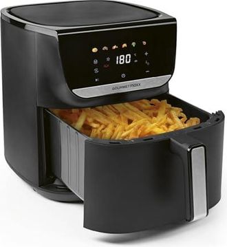 Gourmetmaxx AirGenius Air Fryer - 7,5 L Airfryer | Friteuse avec & 7 programmes | Mini-four - frire avec peu de graisse pour max. 7 personnes | Friteuse avec &Eacute;cra