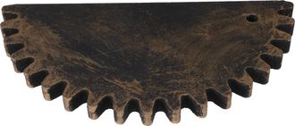 Valiclud Vintage Wandregal aus Eisenrohr mit Zahnr&auml;dern Rustikales Schwebendes Industrie Regal f&uuml;r Wohnzimmer und Caf&eacute; Belastbar Inklusive Montagematerial