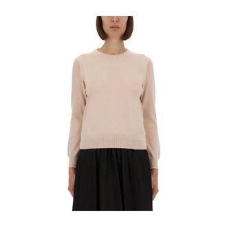 Maison Margiela Rundhals-Strickware - - Knitwear - Damen - Rosa - L