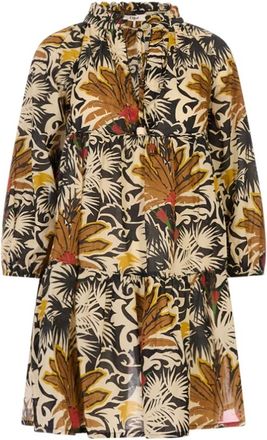 Anjuna Femme, Robes, Brun, Taille: 42 FR Caftan Short