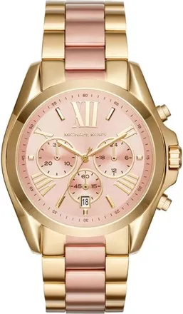 Michael Kors Femme, Accessoires, Jaune, Taille: ONE Size Montre Bradshaw Chronographe