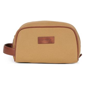 Howard London Kulturbeutel f&uuml;r Reise-Set - - Bags - Herren - Beige - ONE SIZE