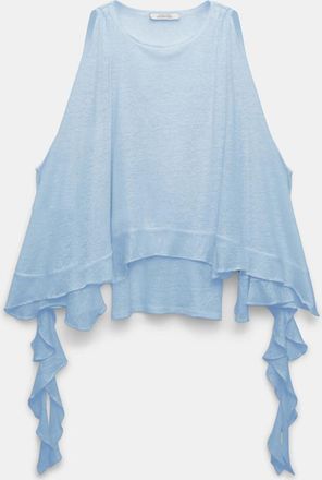 Dorothee Schumacher Top aus Hanf mit Volants