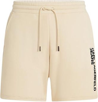 Karl Lagerfeld Karl Lagerfeld Jeans, Homme, Sweatshort Essential Logo, Coupe Régulière, Brun, XL