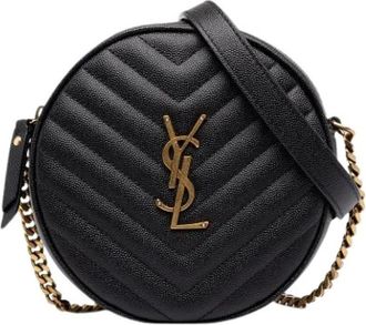 Saint Laurent Pre-owned Vintage Quilted Crossbody Bag - - Pre-owned - Damen - Schwarzk - ONE SIZE