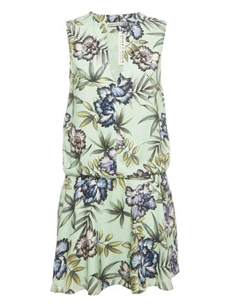 Alice & Olivia robe courte &agrave; fleurs - Vert