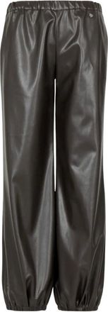 Aniye By Pantalon large en similicuir - Femme - Pantalons - Brun - Taille: 38 FR