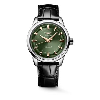 Longines Longines, Femme, Accessoires, Vert, Taille: ONE Size Conquest Heritage