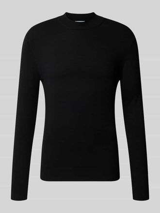 Antony Morato Slim Fit Strickpullover aus Viskose-Mix mit Stehkragen