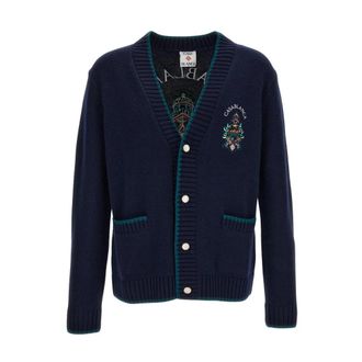 Casablanca Cardigans - - Knitwear - Herren - Blau - L