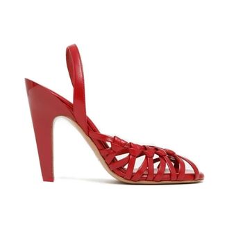 Chlo&eacute; Femme, Chaussures, Rouge, Taille: 38 1/2 EU Estra High Heel Sandales