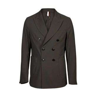 PMDS Premium Mood Denim Superior Eritea Zweireihiger Blazer - - Jackets - Herren - Braun - S
