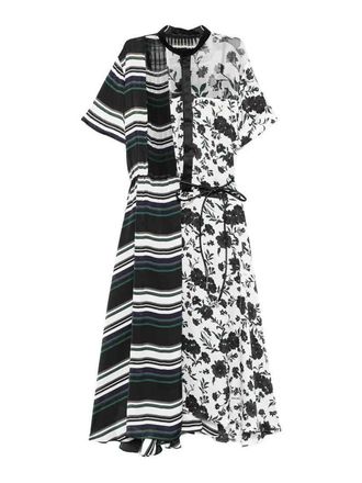 sacai Knielanges Kleid - Bunt