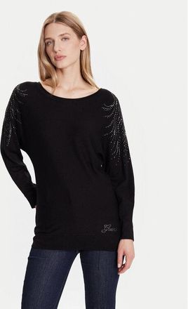 Guess Pullover W5BR38 Z2NQ2 Schwarz Relaxed Fit