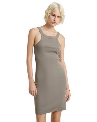 G-Star G-Star Femme Robe-Débardeur Slim Ribbed, Gris (wild dove D24485-D289-G283), M