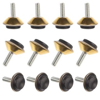 Artibetter Healeved Verstellbarer M&ouml;belnivellierer Metall Rutschfester Nivellierfu&szlig; H&ouml;henverstellbare M&ouml;belf&uuml;&szlig;e mit Kratzsch&uuml;tzender Unterseite M&ouml;belzubeh&ouml;r f&uuml;r 