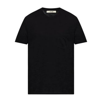 Zadig&Voltaire T-shirt Stockholm Flamme - Homme - Tops - Noir - Taille: XL
