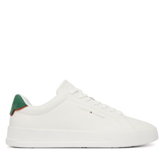 Tommy Hilfiger Sneakers Tommy Hilfiger Th Court Core Ess Leather FM0FM05367 Wei&szlig;