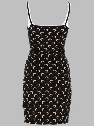 Marine Serre Moon Mini Dress - Black