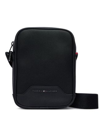Tommy Hilfiger Umh&auml;ngetasche Th Textured Mini Reporter AM0AM14701 Schwarz