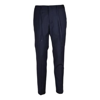 Paoloni Homme, Pantalons, Bleu, Taille: M Classico Chinos