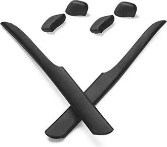 MRY Kits de chaussettes de rechange pour lunettes de soleil Oakley Fast Jacket OO9097 / Fast Jacket XL OO9156 - Gris