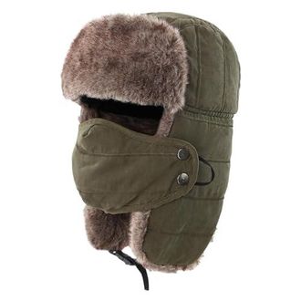 Generic Protections doreille coupe-vent dext&eacute;rieur avec masques amovibles, vert, M