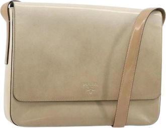 Prada Sac bandouli&egrave;re vintage doccasion - Femme - Pre-owned - Beige - Taille: ONE Size