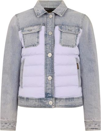 Moorer Femme, Vestes, Bleu, Taille: 42 FR Veste Petunia