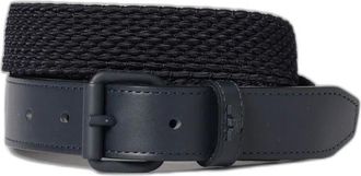 Emporio Armani Gewebter Stretch-Viskose-G&uuml;rtel - - Accessories - unisex - Blau - S